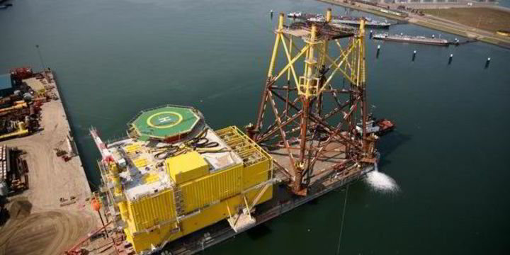 First transformer station for offshore wind farm sets sail | Recharge