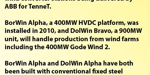 IN DEPTH: DolWin Alpha platform | Recharge