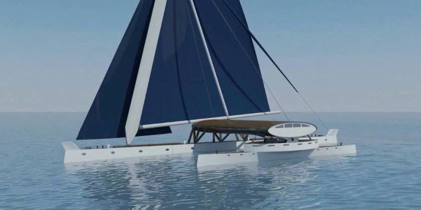 Zero-emissions cargo catamaran unveiled | TradeWinds
