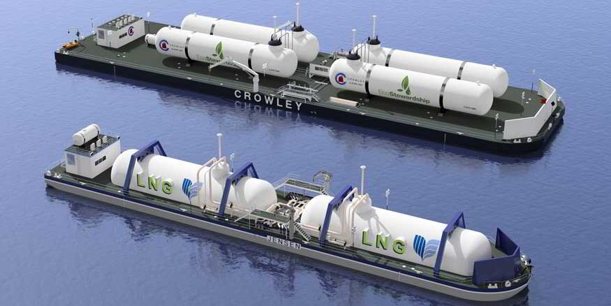 Crowley unveils LNG barges | TradeWinds