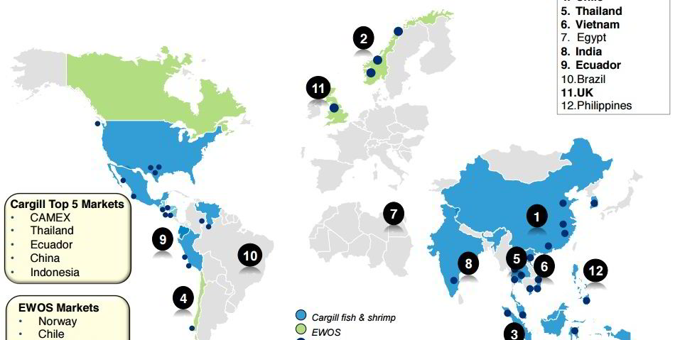 Cargill Aqua Nutrition's wide reach will span species, regions ...
