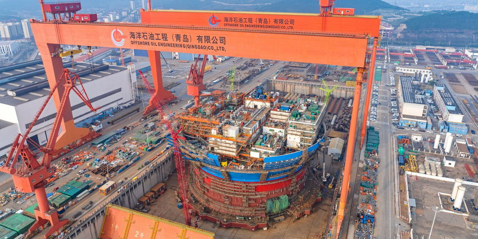 Chinese yard hits key milestone on Asia's first cylindrical FPSO ...