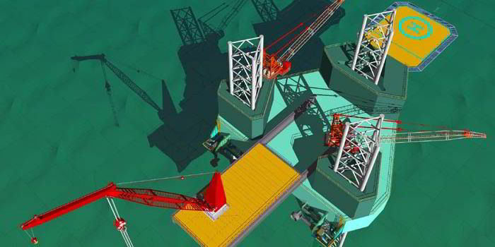 Jack-up unit making switch to ship | TradeWinds