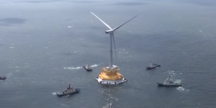 Hitachi 5MW, advanced spar floater set sail to Fukushima demo site ...