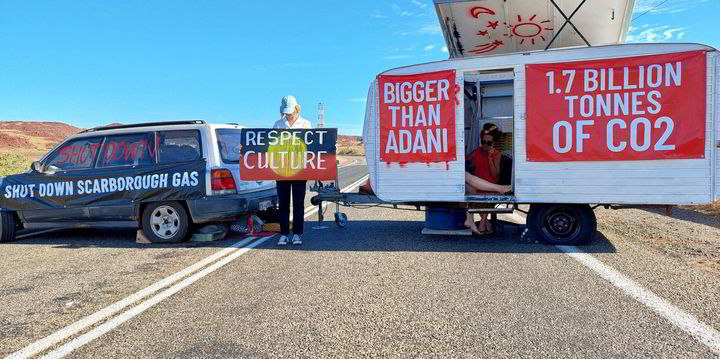 Protesters charged over stench gas attack on Woodside Energy ...