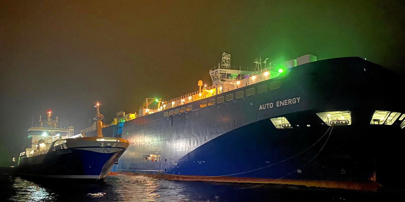 UECC bunkers liquefied biogas blend in car carrier first | TradeWinds