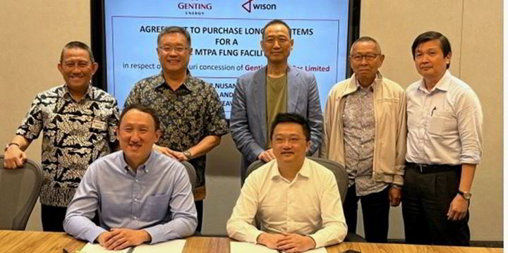 Genting Oil & Gas signs up with Wison for FLNG unit in Indonesia ...