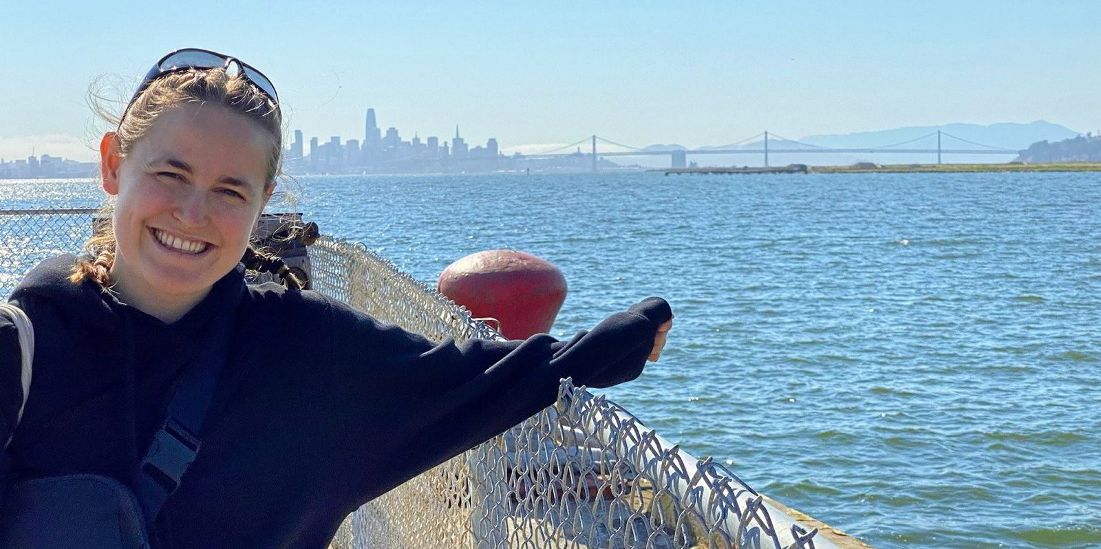 Ho ville absolutt ikkje jobbe innan havbruk. No er ho biologisk ...