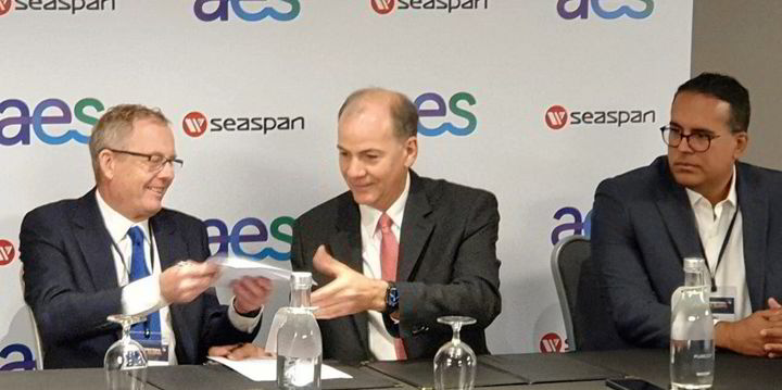 Seaspan ties up with AES on LNG bunkering for Panama Canal | TradeWinds