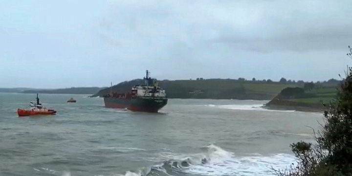 MSCo says bulker snagged on chain before grounding | TradeWinds