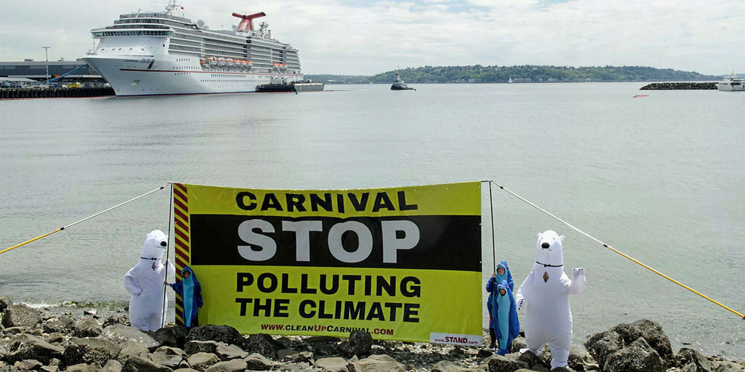 Climate change protest targets Carnival | TradeWinds
