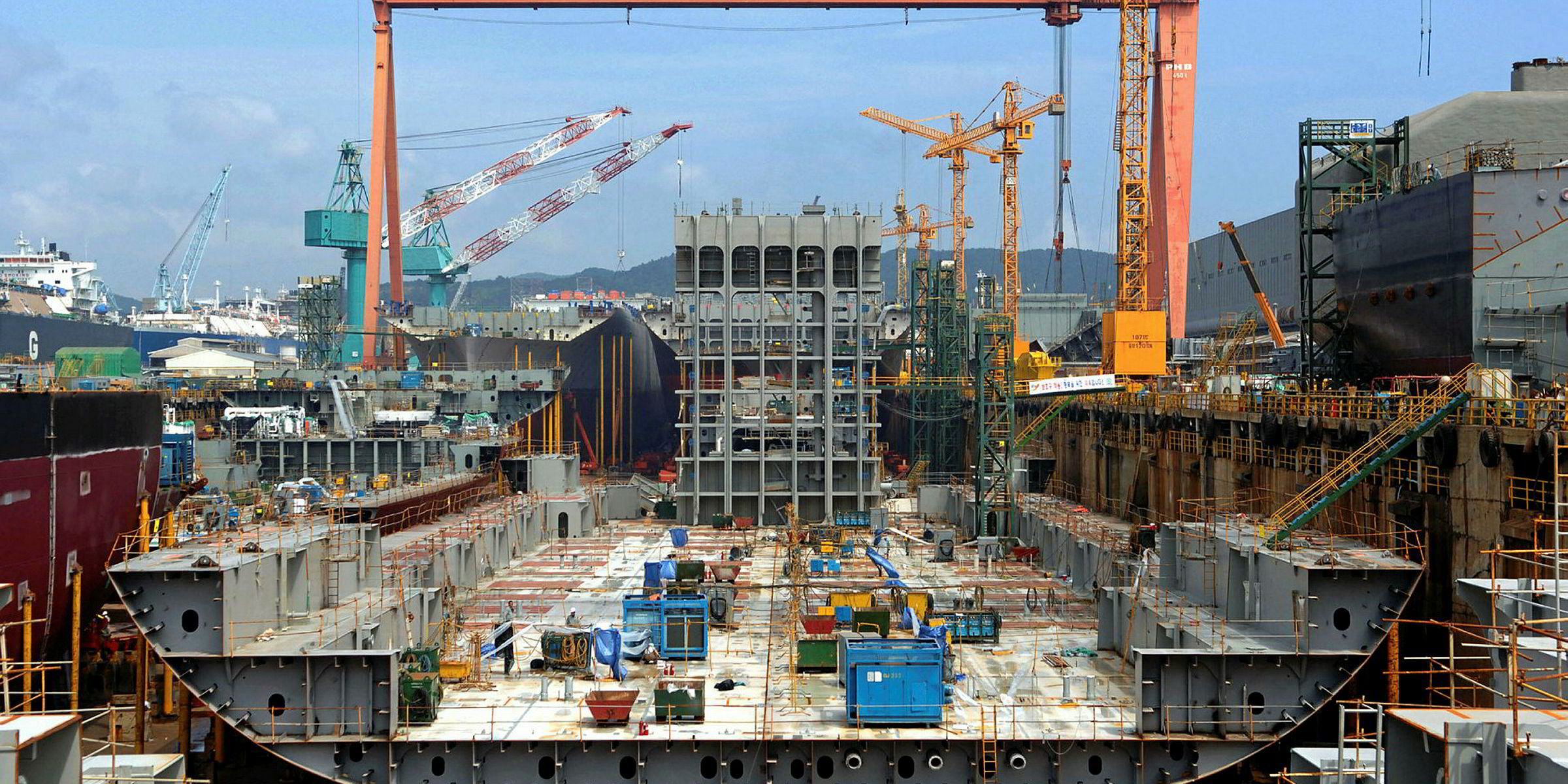 Korean Shipyards Keep Backlog Lead Tradewinds