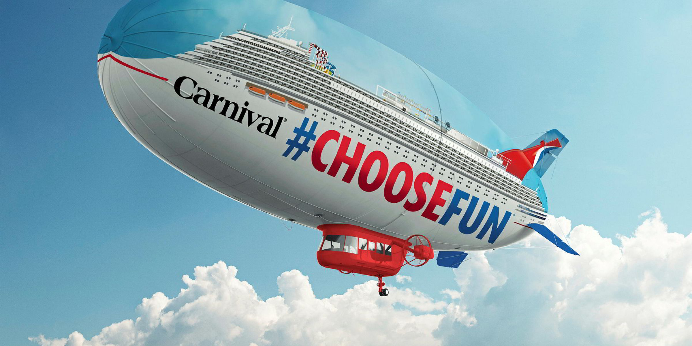 Carnival Cruise Line makes waves with giant airship ad campaign ...