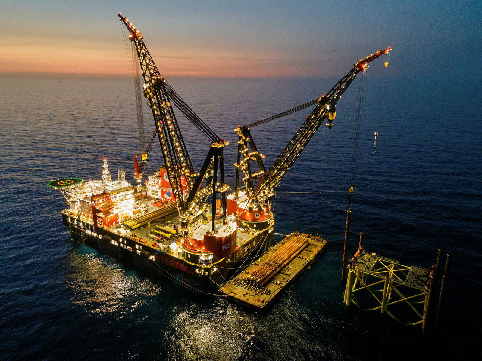 New jackets installed at Tyra in North Sea off Denmark | Upstream Online