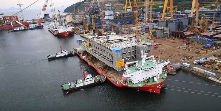 VIDEO: Gina Krog topsides leave Okpo | Upstream Online