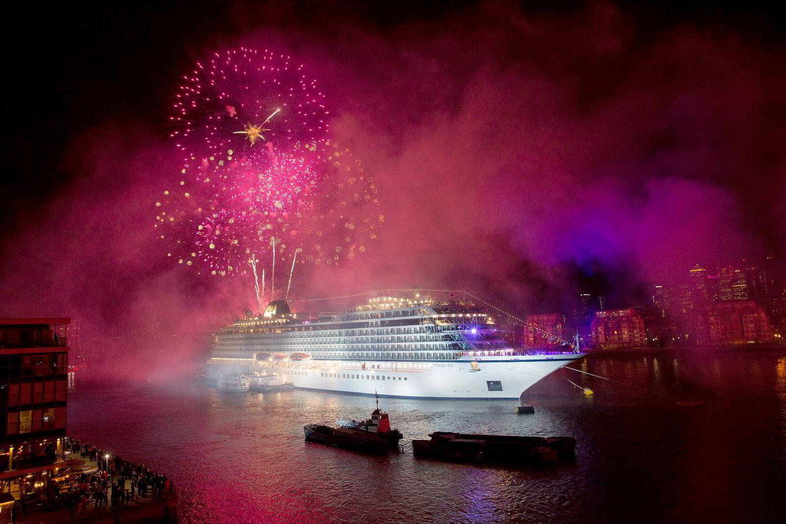 Ship christening lights up London | TradeWinds