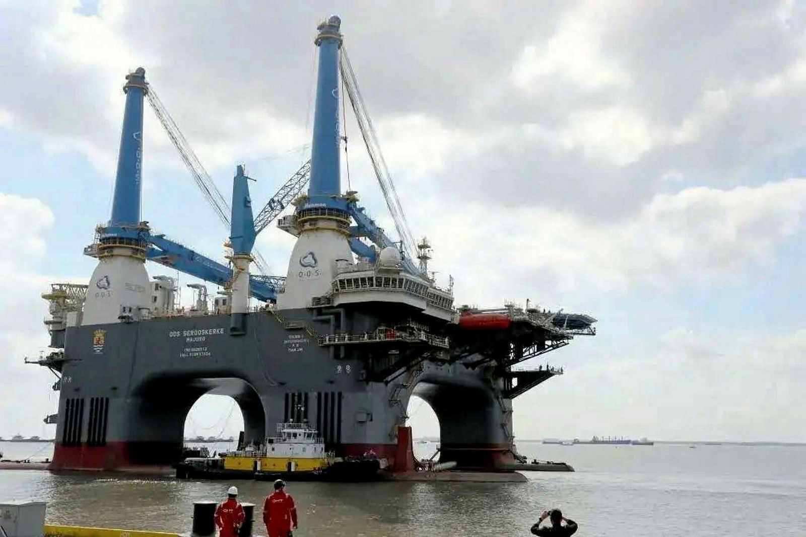 OOS heavylift accommodation vessel hits water | Upstream Online