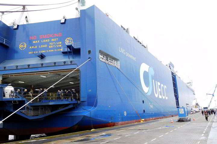 ‘Incredible journey’ sees UECC christen LNG-powered PCTC | TradeWinds