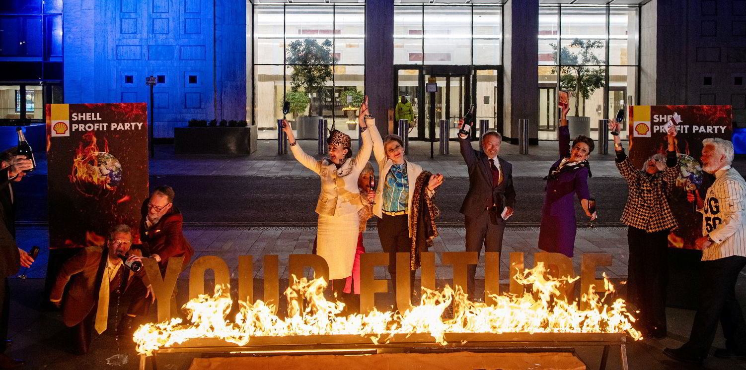 Shell slammed for 'shredding' green strategy as oil giant posts $28bn ...