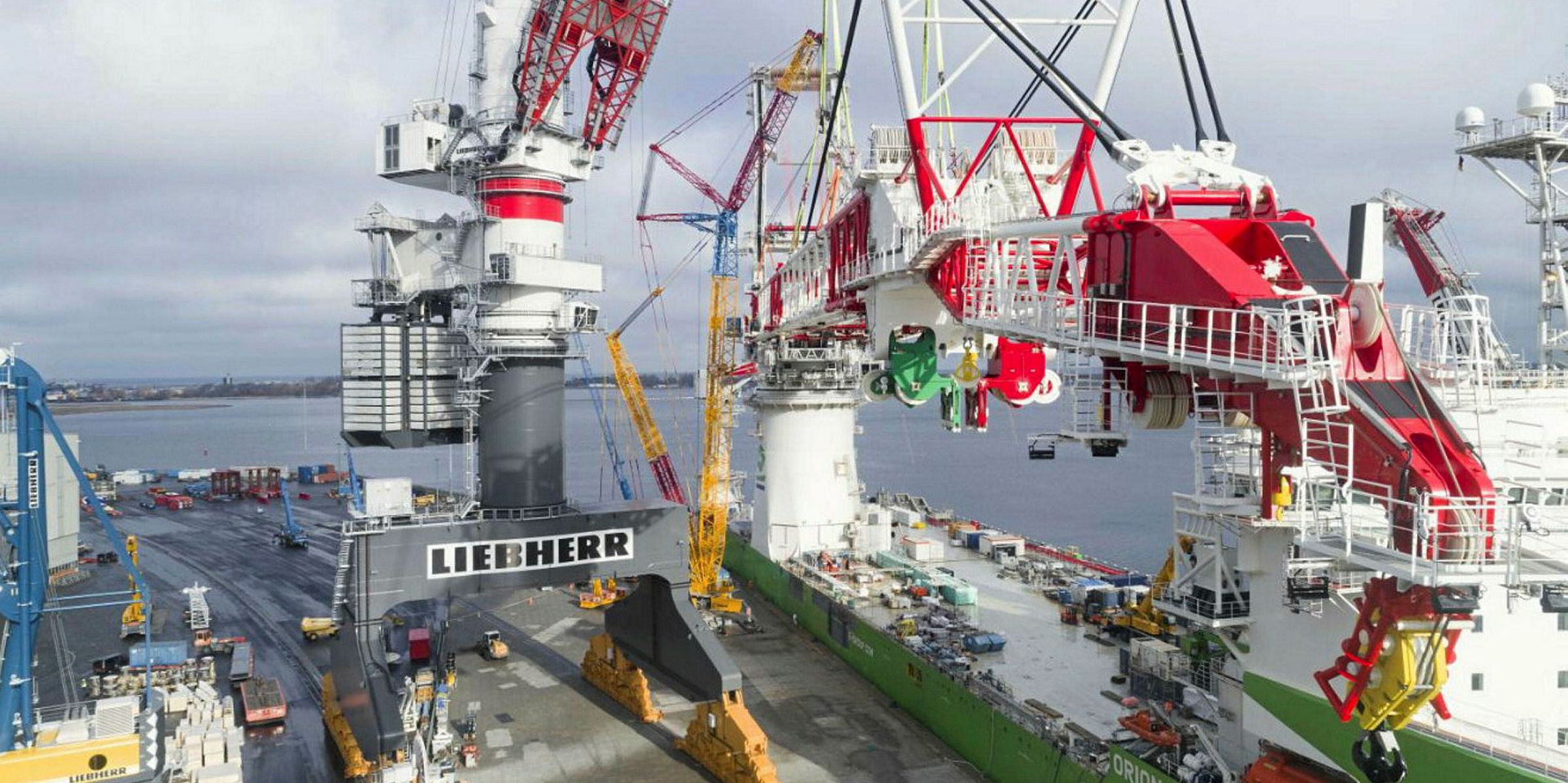 Giant crane collapses on Cosco offshore installation vessel | TradeWinds
