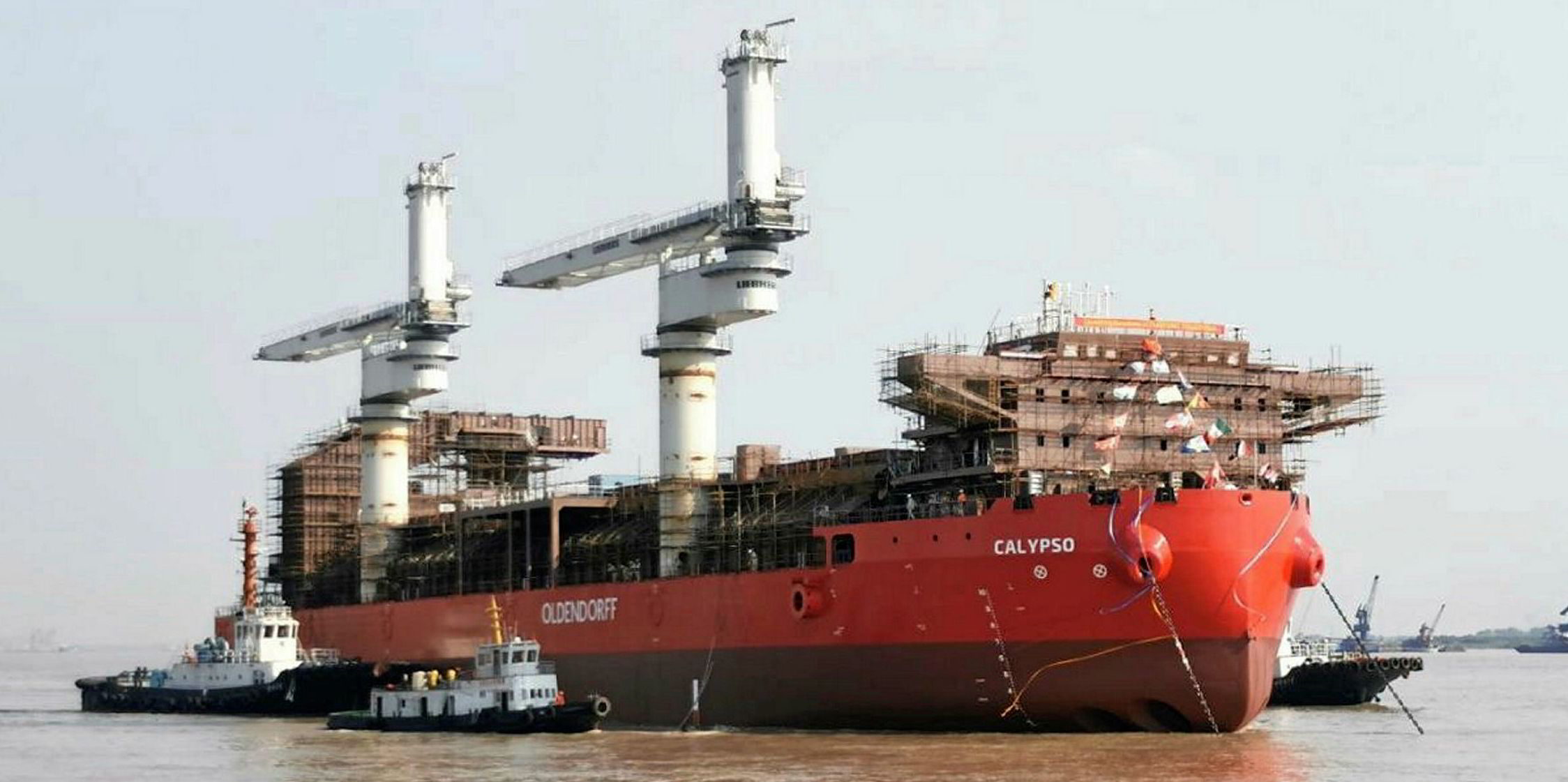 First of Oldendorff transloaders bound for Vietnam hits the water ...