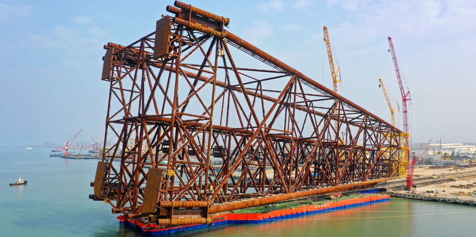 COOEC rolls out Asia’s largest offshore jacket | Upstream Online