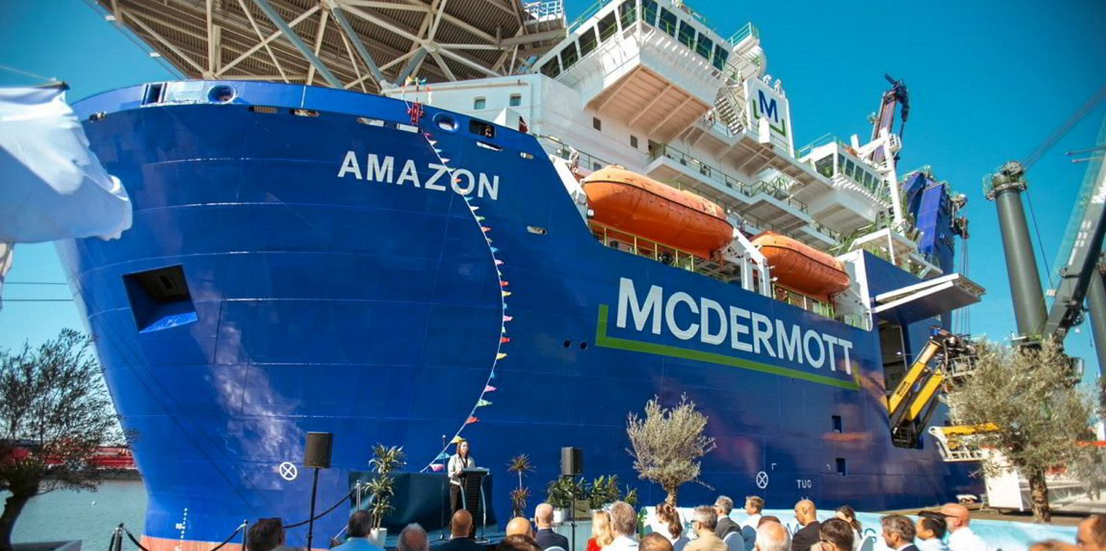 McDermott launches newly-converted Amazon vessel | Upstream Online