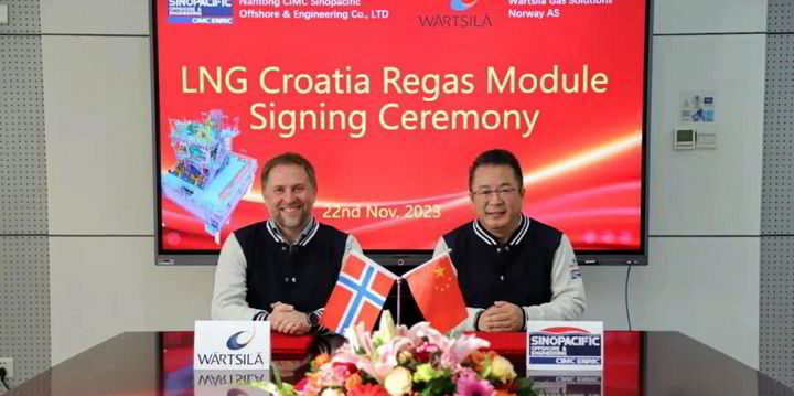 Chinese yard to build module for major Croatia LNG expansion project ...
