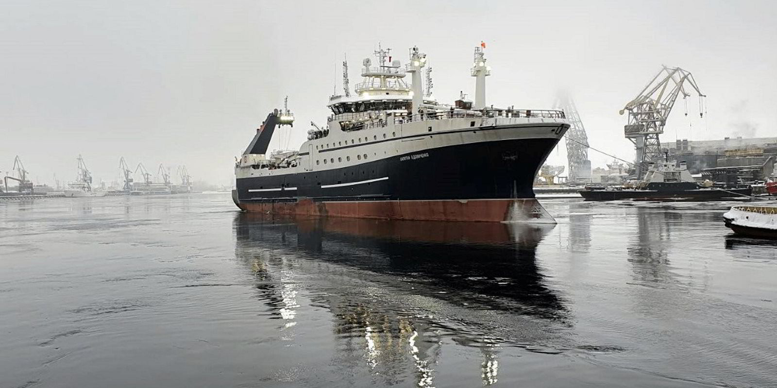 Russian fishing giant’s second domestically built trawler embarks on ...