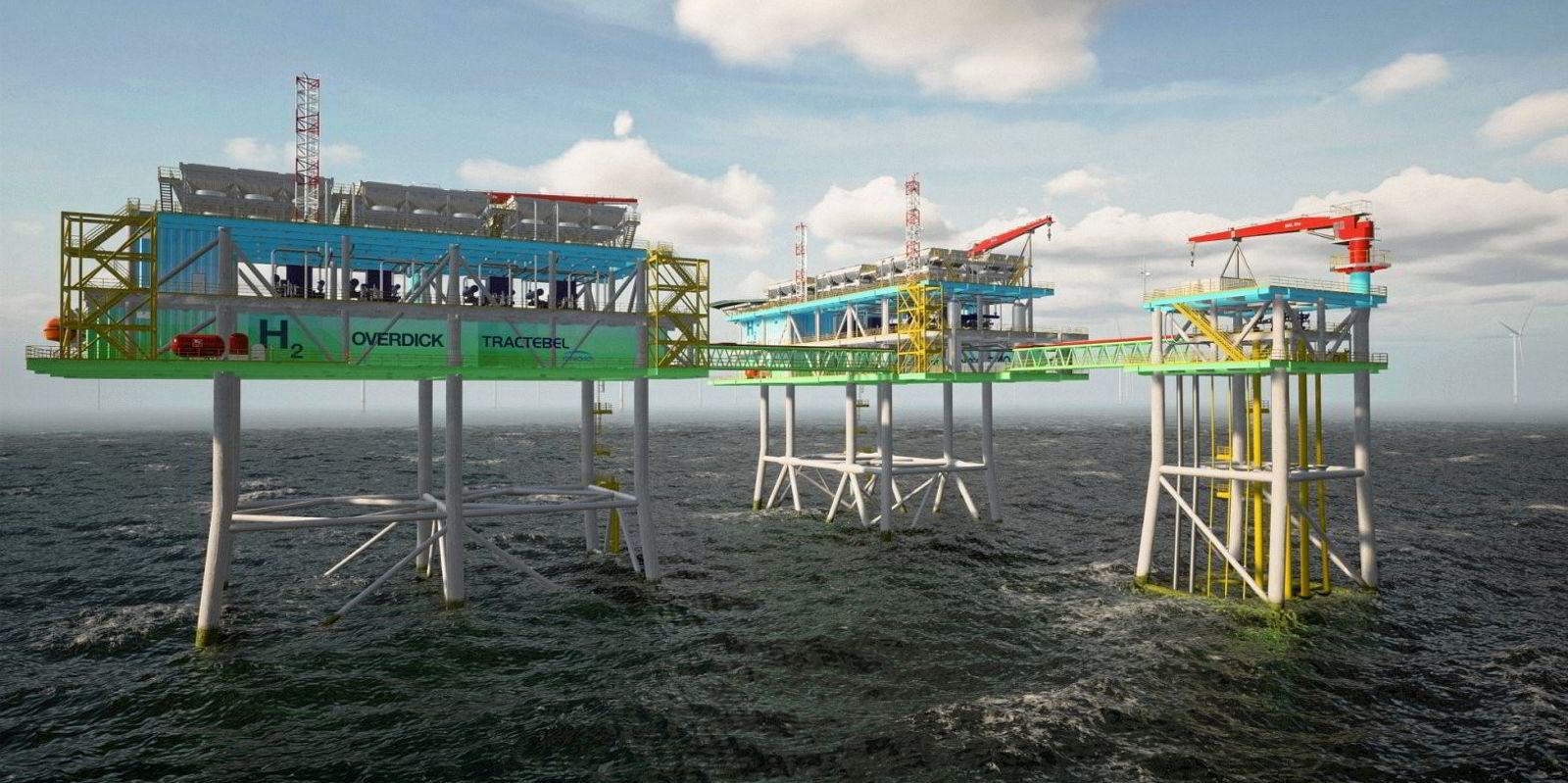 Subsea caverns to store hydrogen from gigawatt-scale wind farms in ...
