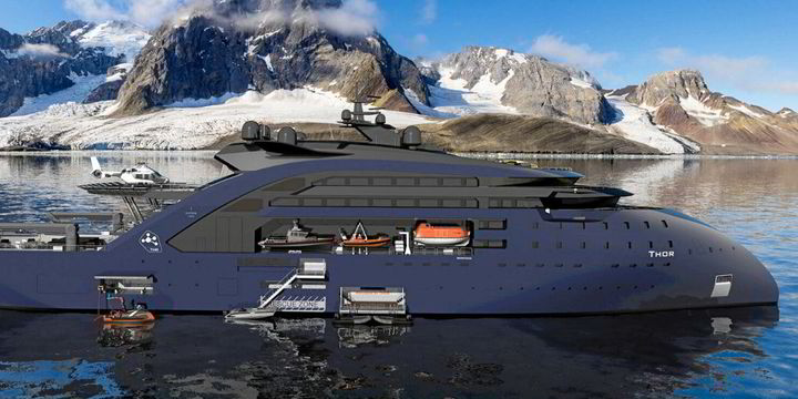 Ulstein unveils first nuclear-powered vessel to recharge electric ...