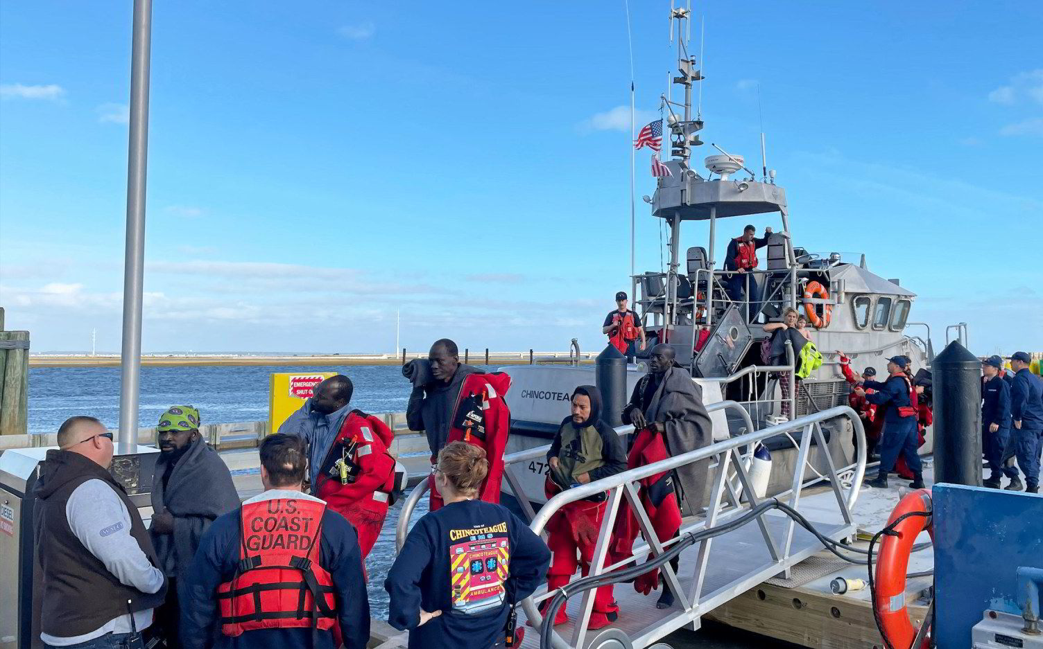 Crew rescued from sinking fishing vessel after reported collision with ...