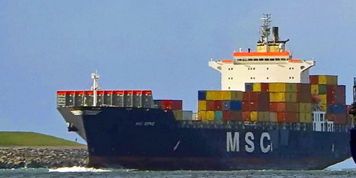 Liner giant MSC returns to recycling container ships after a two-month ...