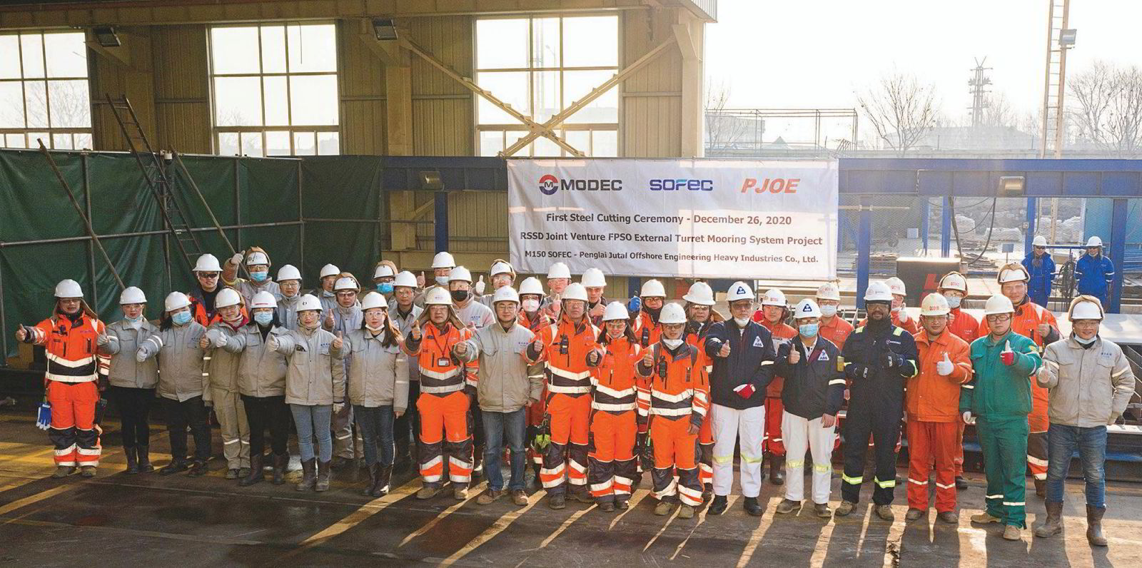Sofec cuts first steel on turret mooring system for Woodside's Senegal ...