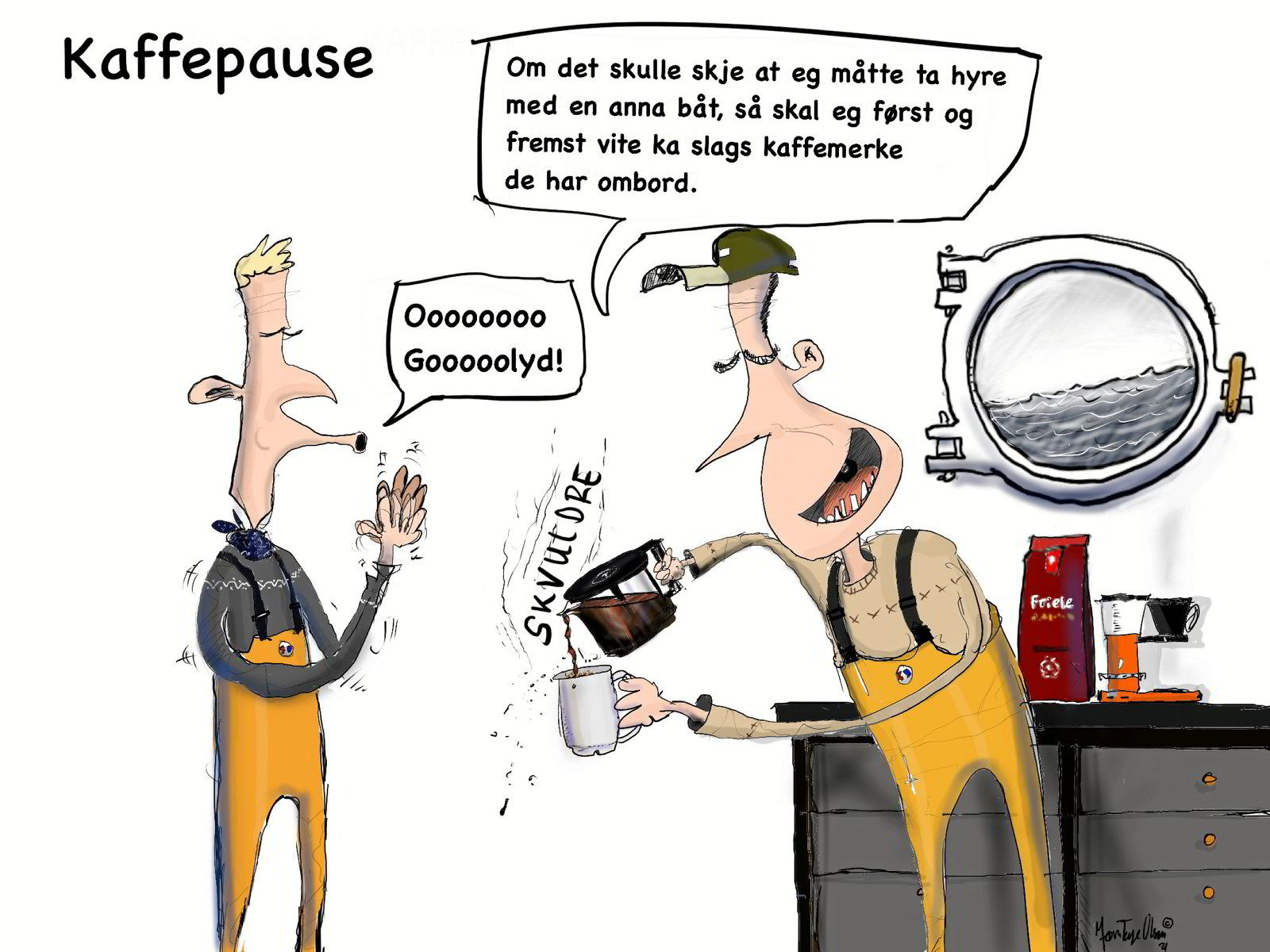 Ukens strek: Kaffepause | Fiskeribladet