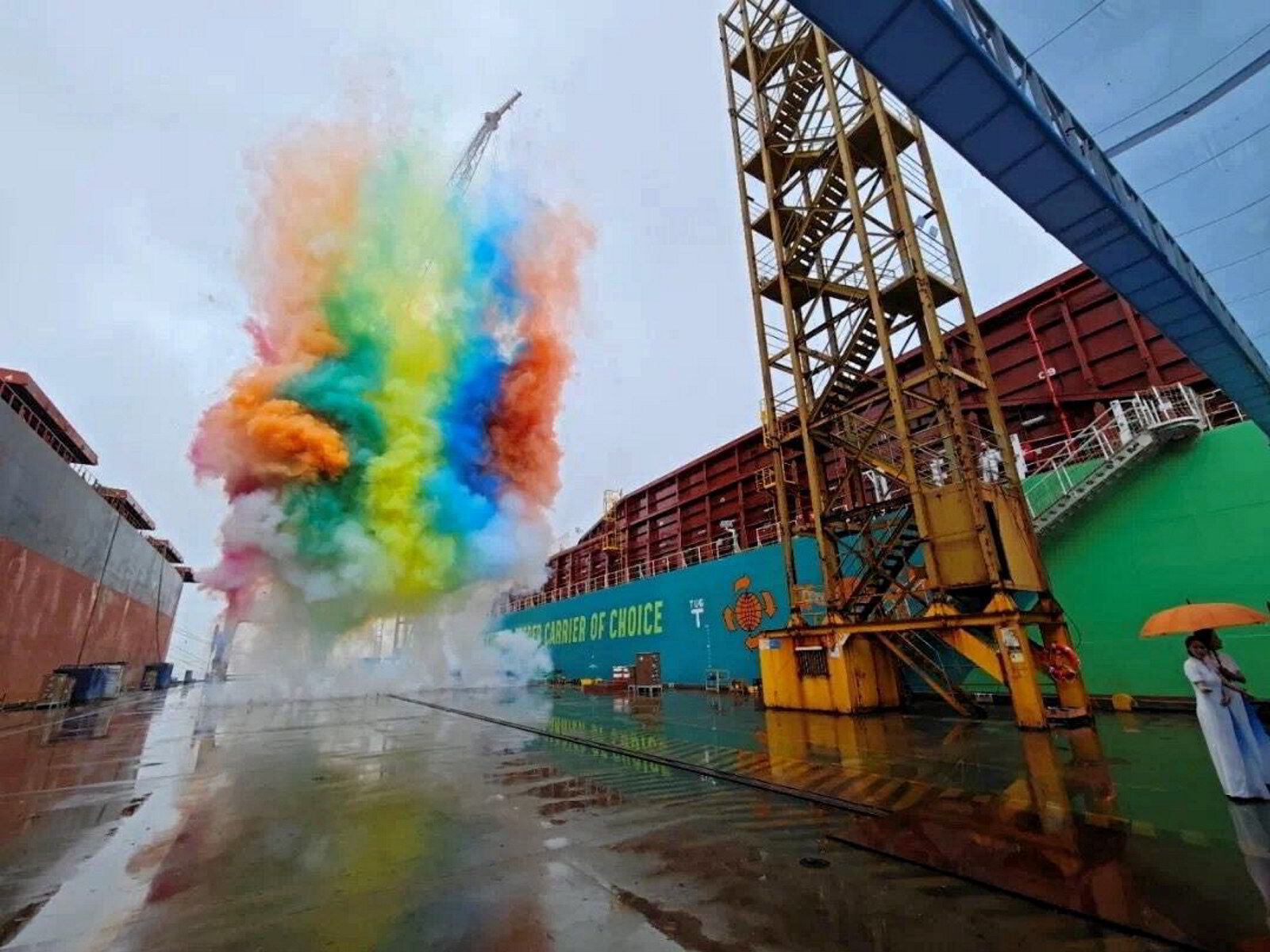 World’s first methanol dual-fuel retrofit container ship delivered | TradeWinds