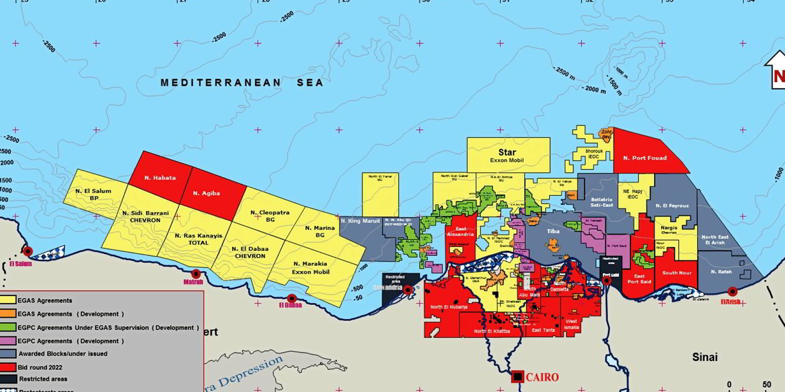 Egypt targets 36 Tcf of gas in latest bid round | Upstream Online