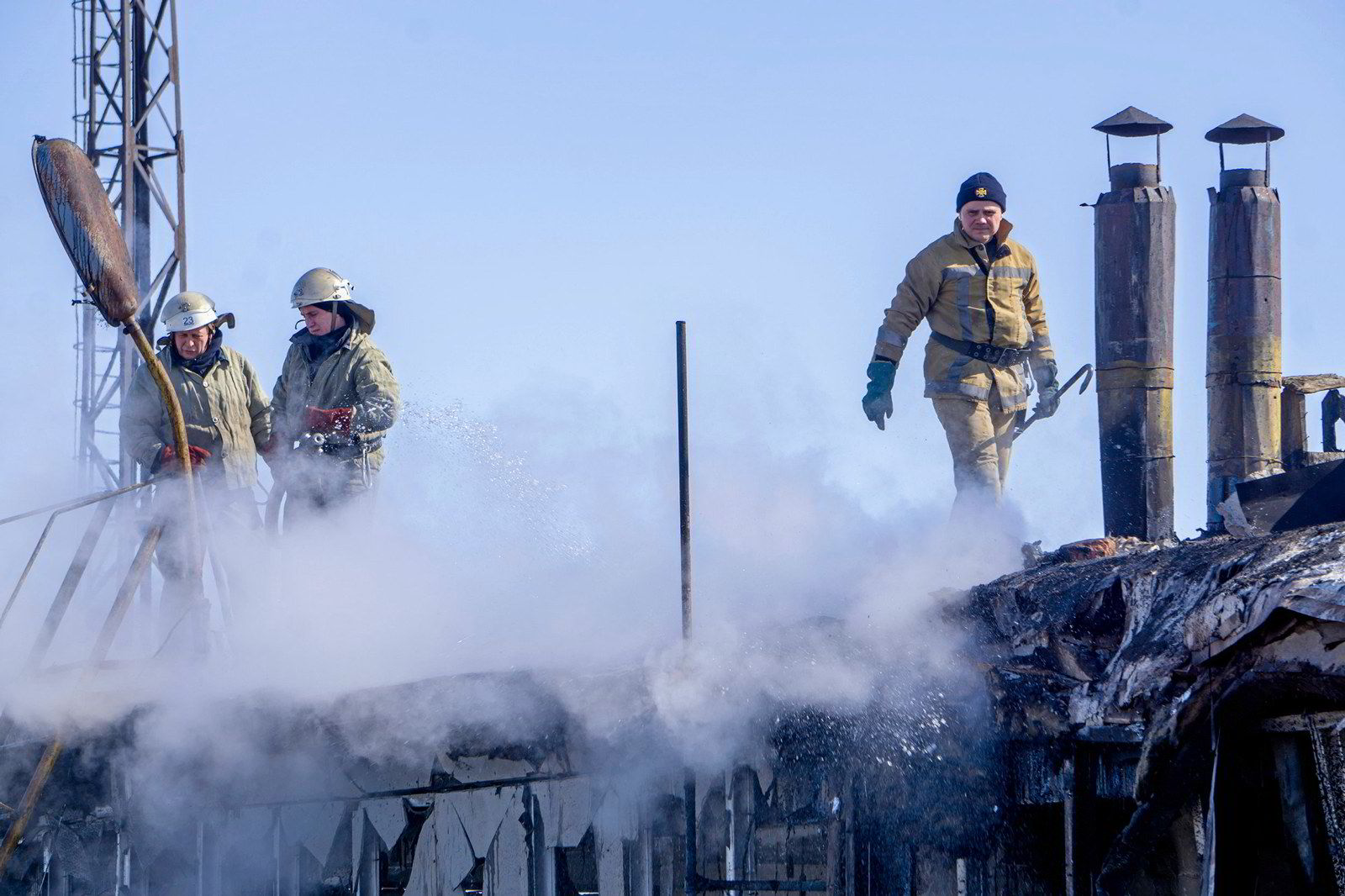 Dramatic video: Fire ravages Ukraine gas facility after ‘targeted ...