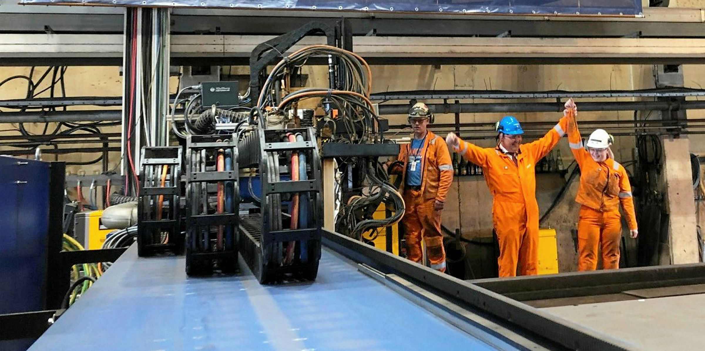 Steel cut on Sverdrup 2 platform | Upstream Online