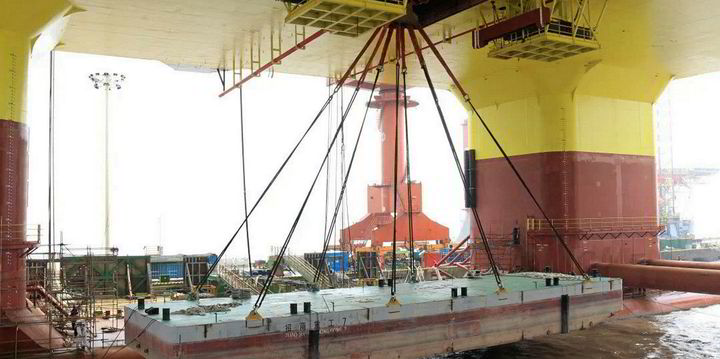 CIMC nearing semisub rig newbuild delivery as key components installed ...
