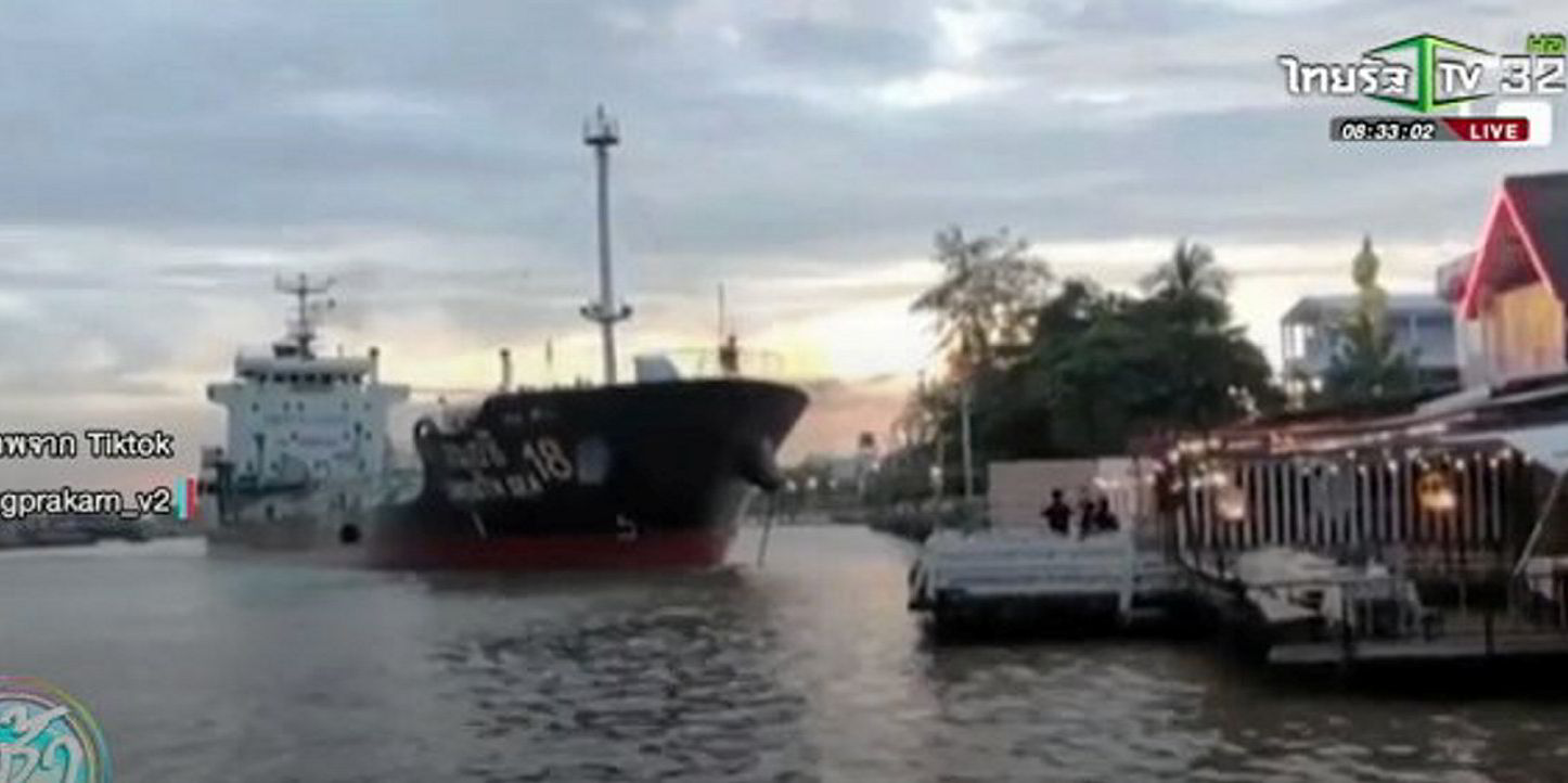 Tanker turns up for dinner in near miss at Thai restaurant | TradeWinds