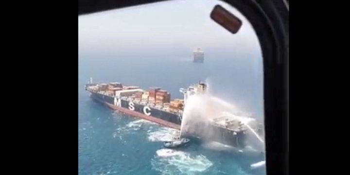 Report claims seafarer has died in fire on MSC container ship | TradeWinds