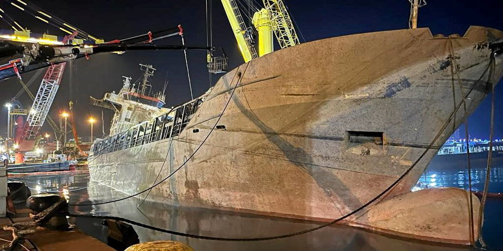 Capsized cargo ship refloated in Turkey, heading to scrapyard | TradeWinds