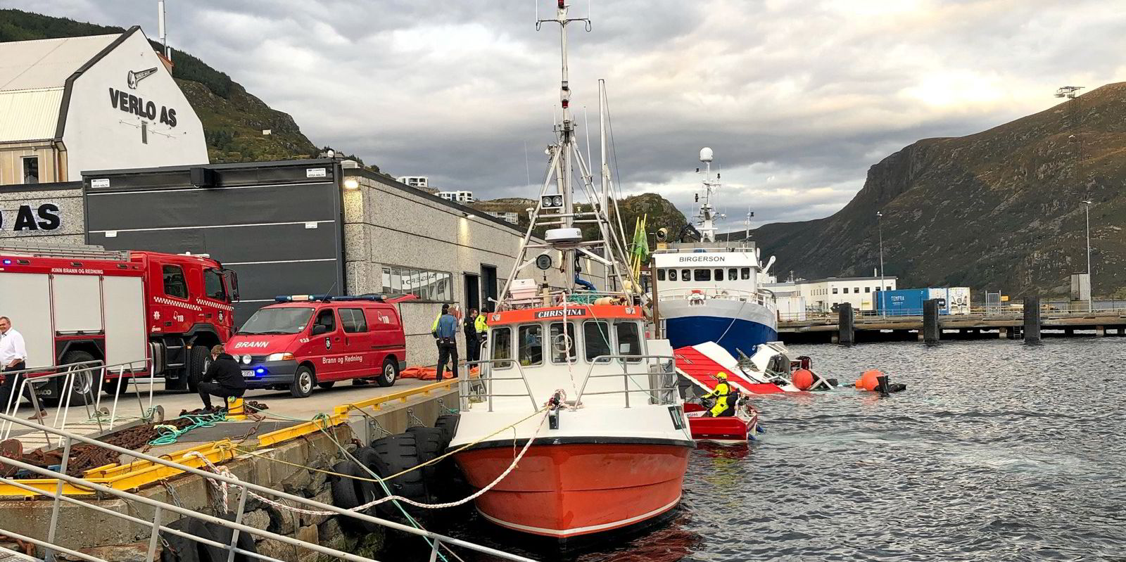 Fiskebåten «Christina G» sank ved kai: – Jeg er veldig glad det gikk ...