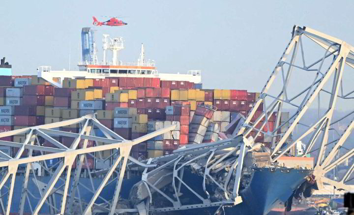 In pictures: Container ship collides with Baltimore bridge causing ...