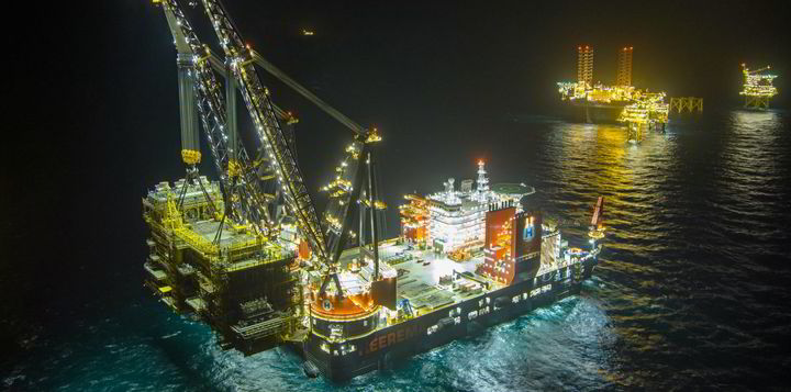 ‘World-record’ offshore lift puts final Tyra platform in position ...
