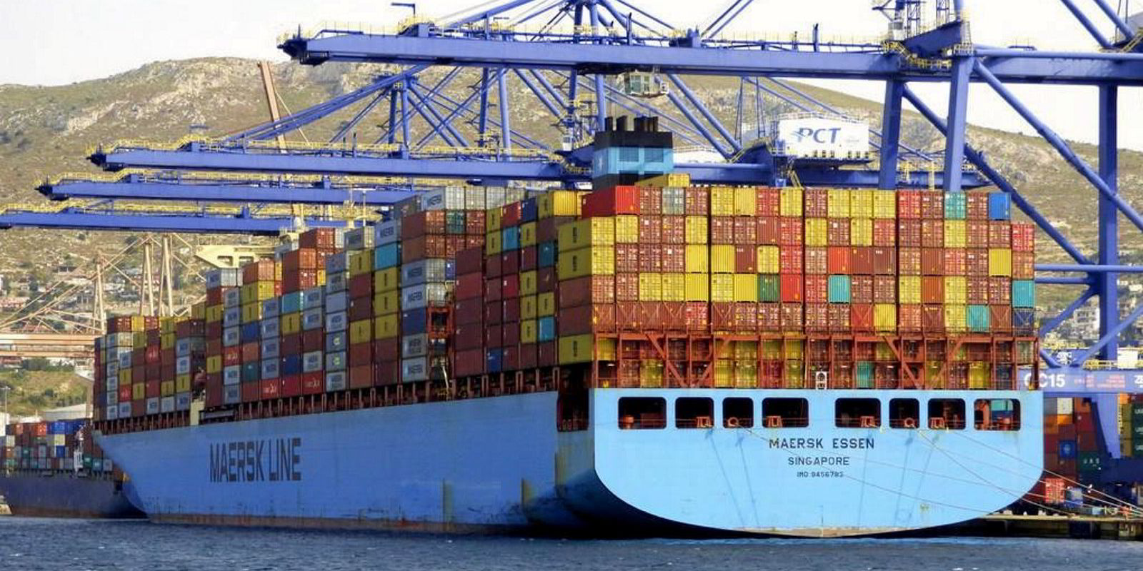 Damaged Maersk boxship forced to divert after container collapse ...