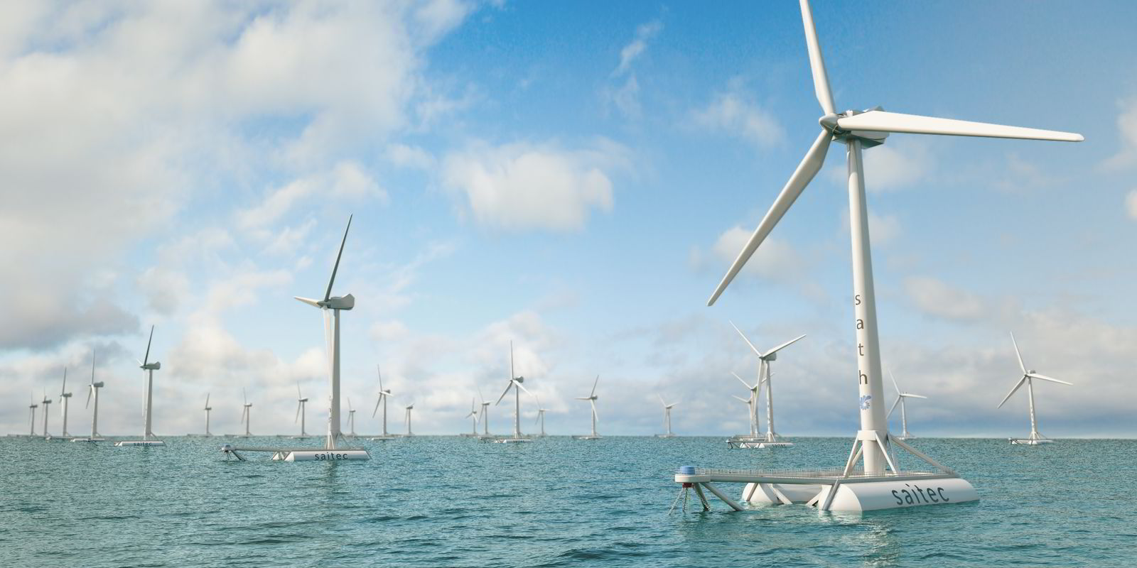 Saitec advances SATH twin-pontooned floating wind concept | Recharge