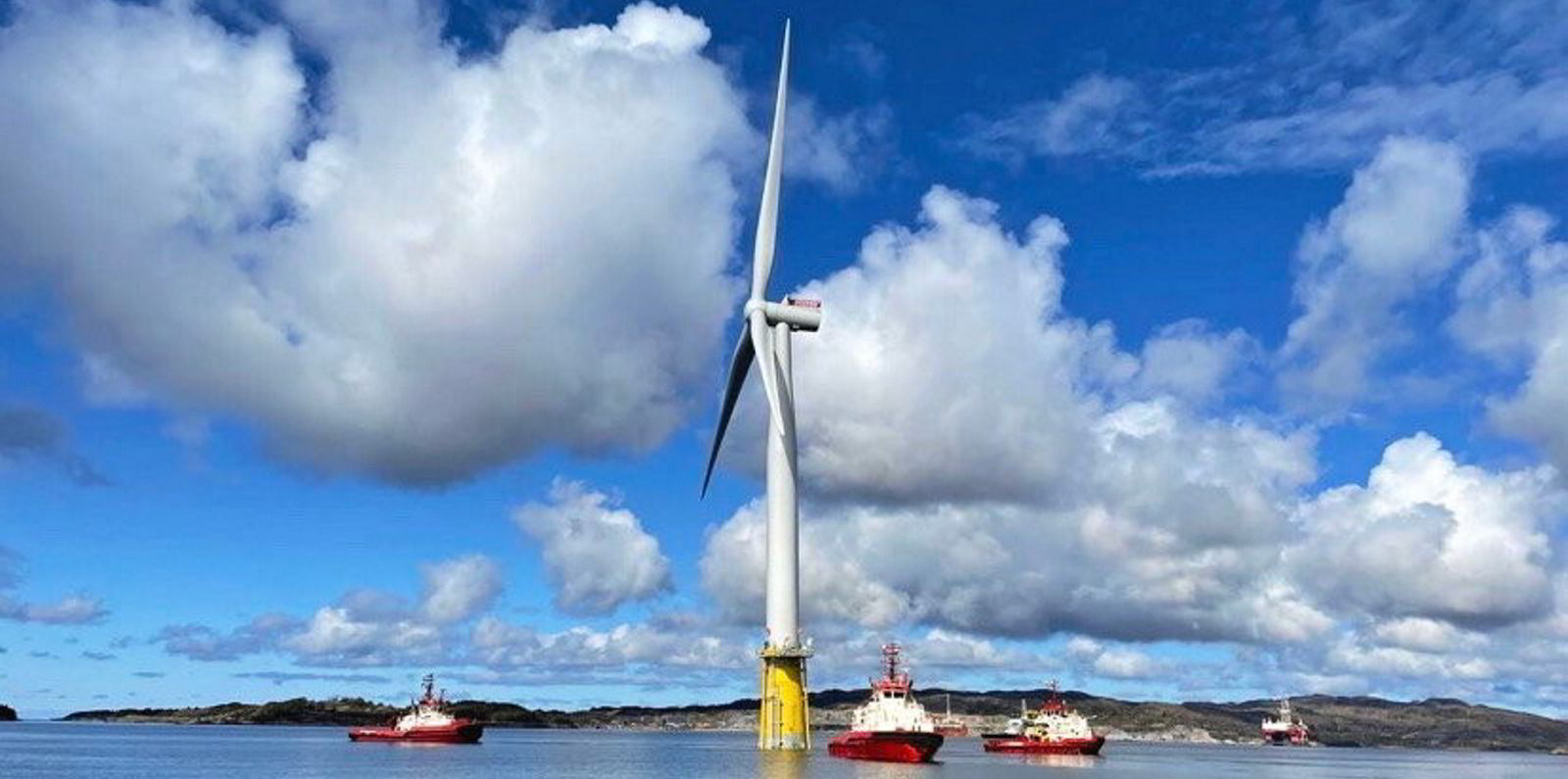 Tow in the water: flagship floating wind unit for 'oil greening ...