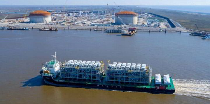 First trains arrive at Venture Global Calcasieu Pass LNG facility ...